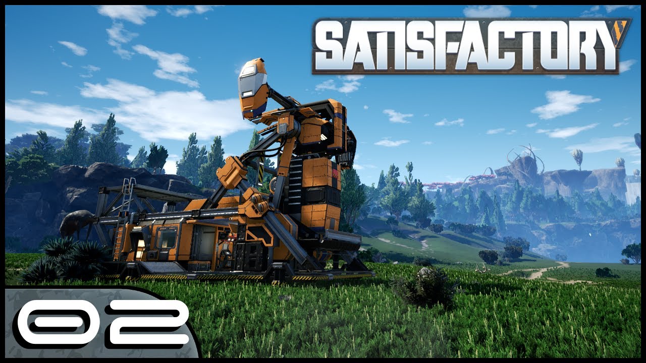 The Central Hub - Satisfactory [Early Access] - Ep2 - YouTube