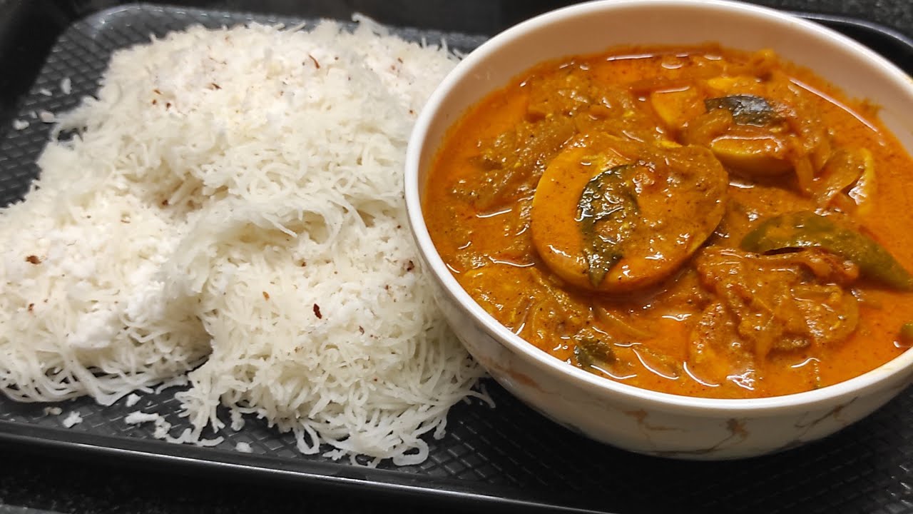 Idiyappam & Mutta curry || ഇടിയപ്പം & മുട്ടക്കറി || Idiyappam with egg ...