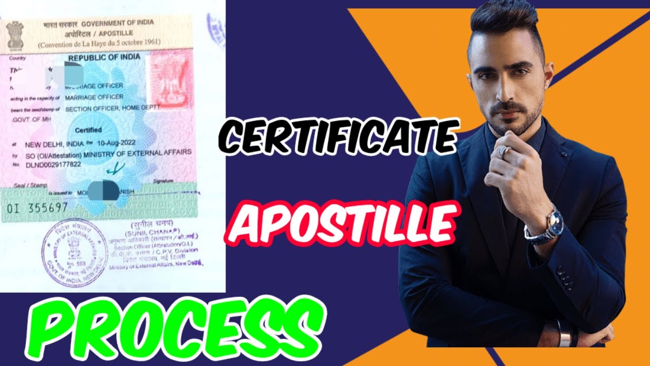 HOW TO GET BIRTH CERTIFICATE APOSTILLE IN INDIA || APOSTILLE PROCESS ...