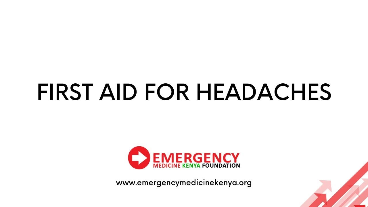 First Aid for Headaches - YouTube