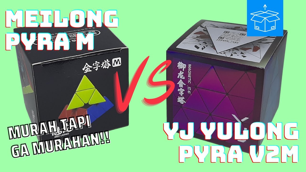 Pyraminx Magnetik Murah Meriah! | Unboxing & Quick Review: Meilong Pyra ...