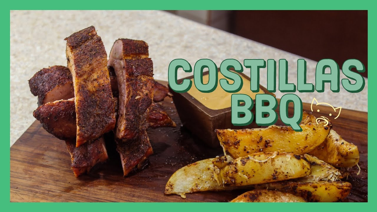 Costillas de CERDO en salsa BBQ - YouTube