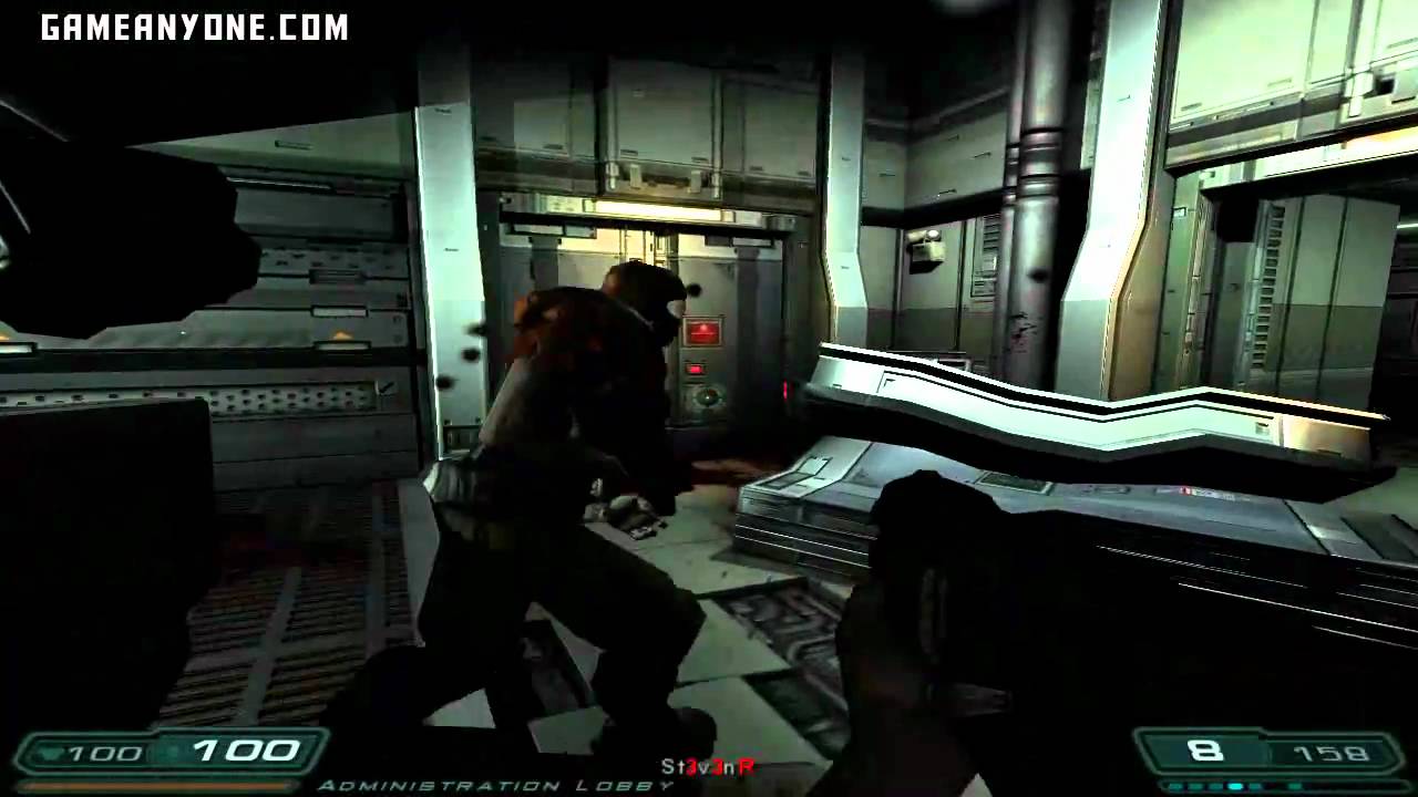 Doom 3 Coop - Part 4 - UAC Administration - YouTube
