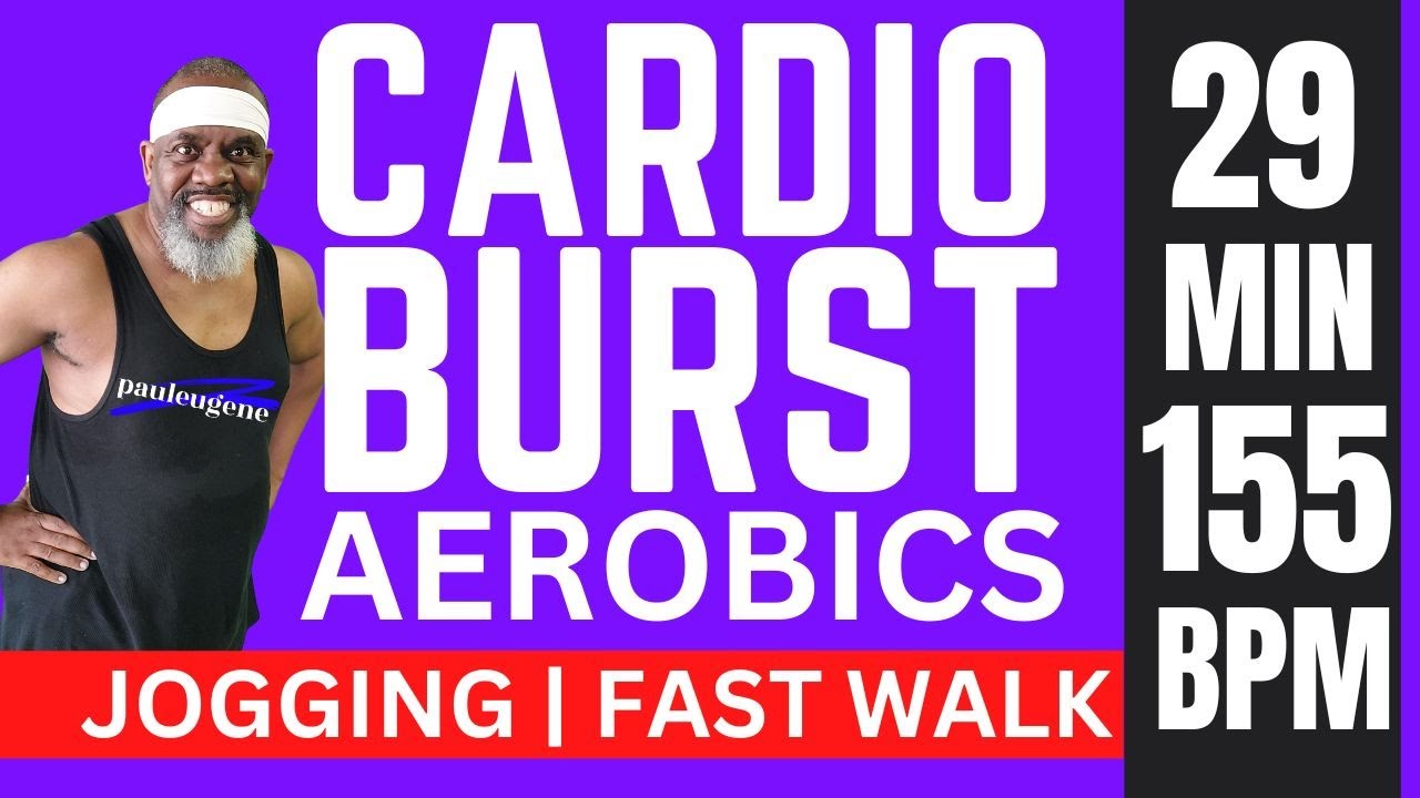 Cardio Burst | Old School Aerobics Jogging Power Walking | Fast Paced ...