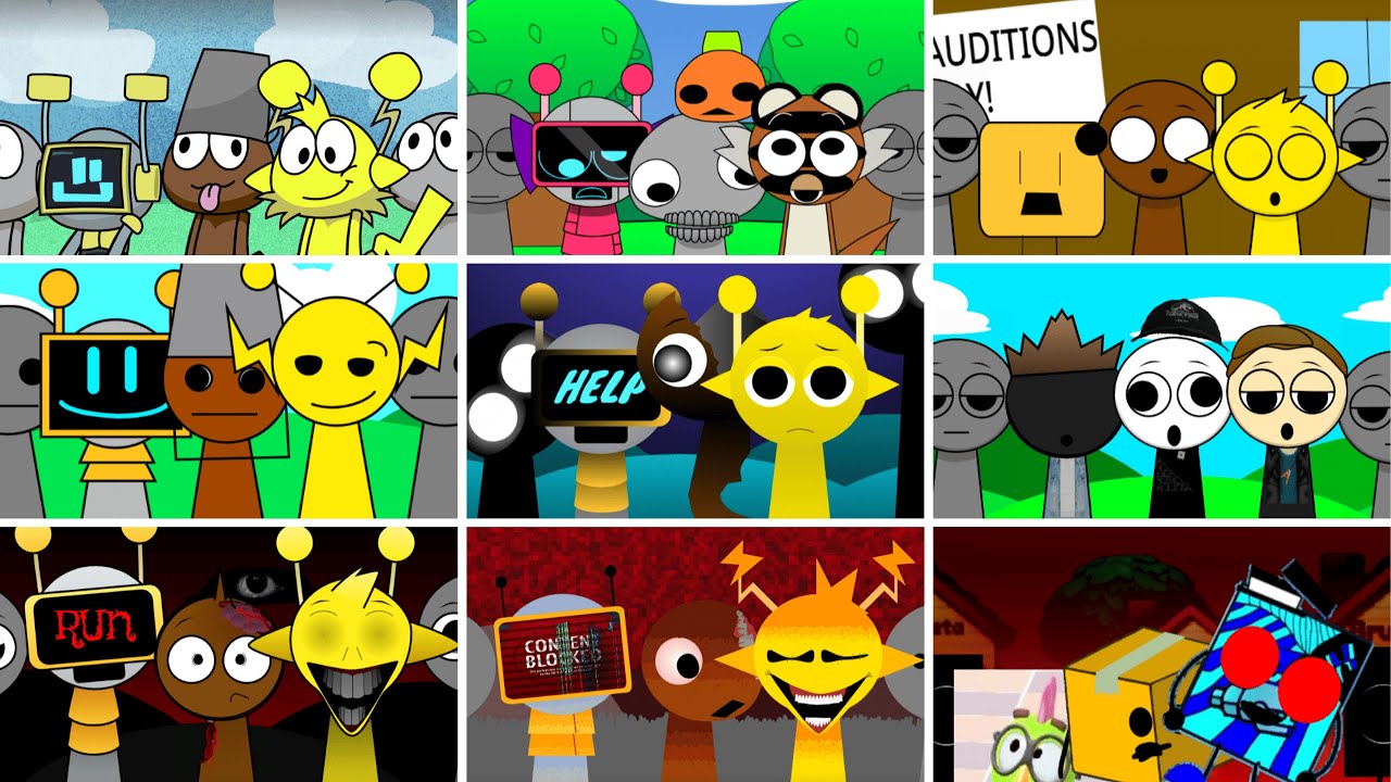Incredibox - Sprunki but MIX FUN BOT and BRUD and SIMON in ALL ...