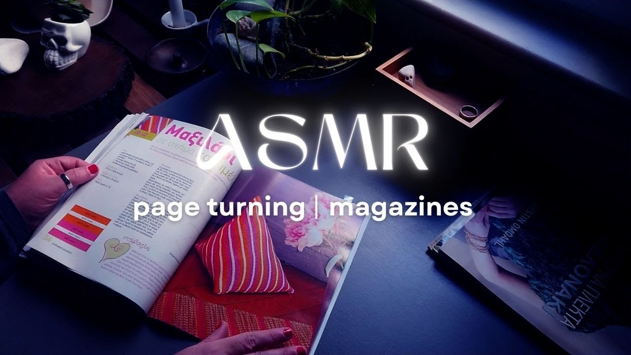 ASMR Page turning • Magazines • No talking - YouTube