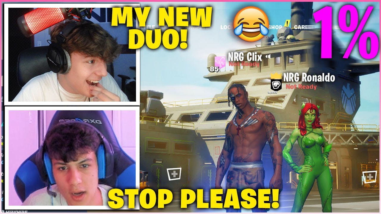 CLIX & RONALDO Plays NEW ONE PERCENT CUP & CAN'T STOP LAUGHING After ...