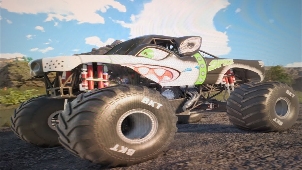 Monster Jam showdown Spike Racing - YouTube