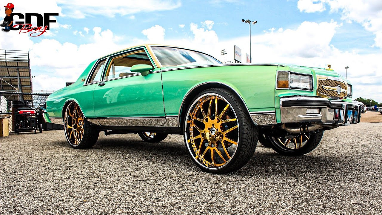 Outrageous Box Chevy Landau on Forgiato 28s - YouTube