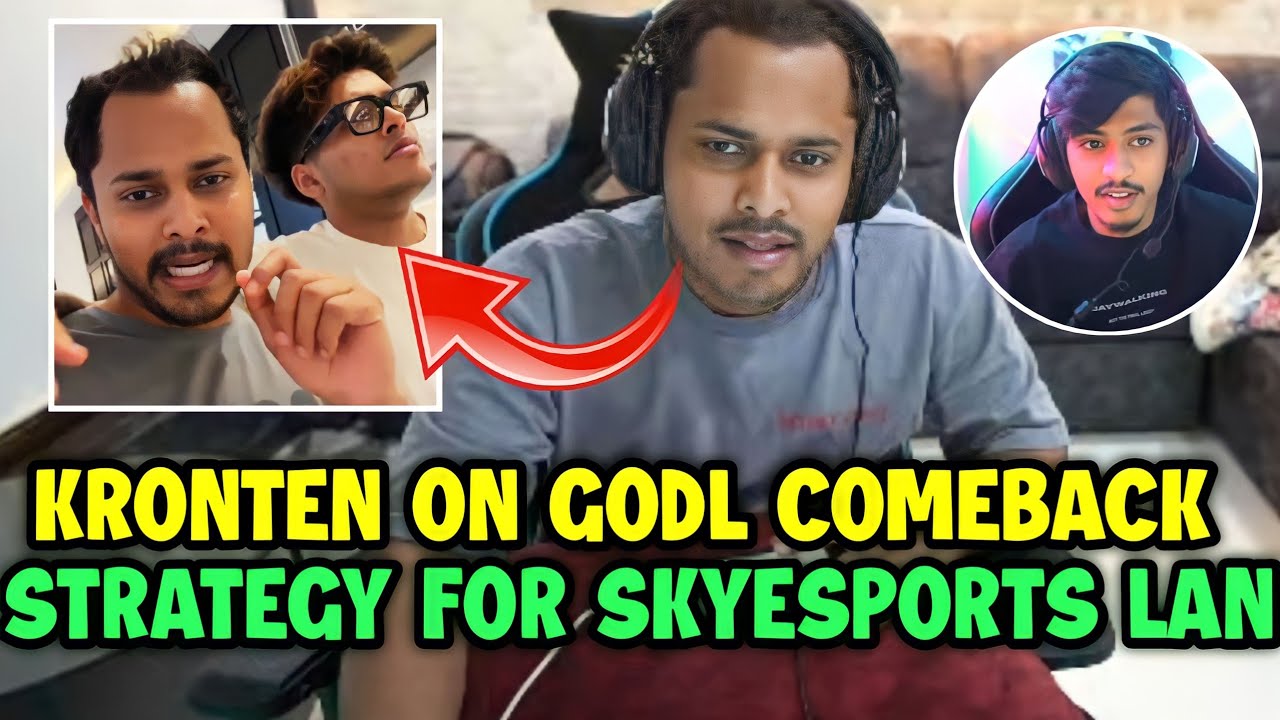 Kronten on Godlike strategy for Skyesports lan 😲 Shadow on comeback 🇮🇳 ...