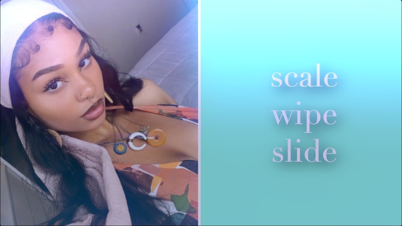 after effects tutorial | scale wipe slide - YouTube