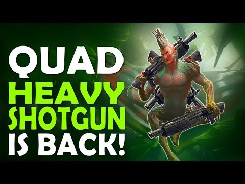 QUAD HEAVY SHOTGUN IS BACK | IS FORTNITE DYING | HIGH KILL FUNNY GAME - (Fortnite Battle Royale)