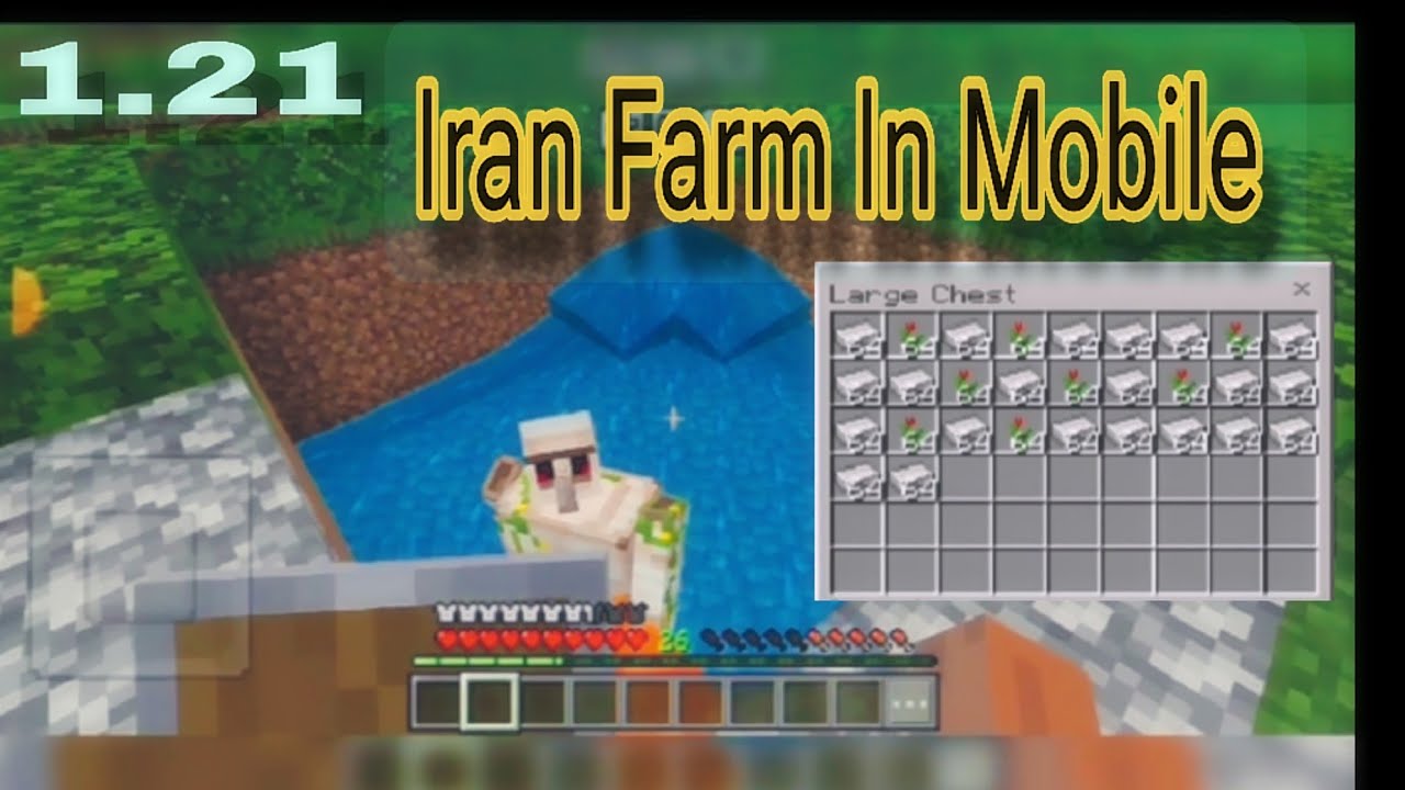 Minecraft Iran Farm In Mobile | @pranay gaming PC | Minecraft Survival ...