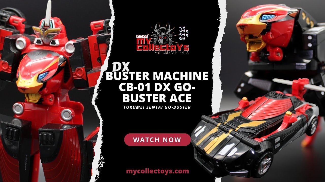 Buster Machine CB-01 DX Go-Buster Ace/DX ゴーバスターエース Mecha (Racer Zord ...