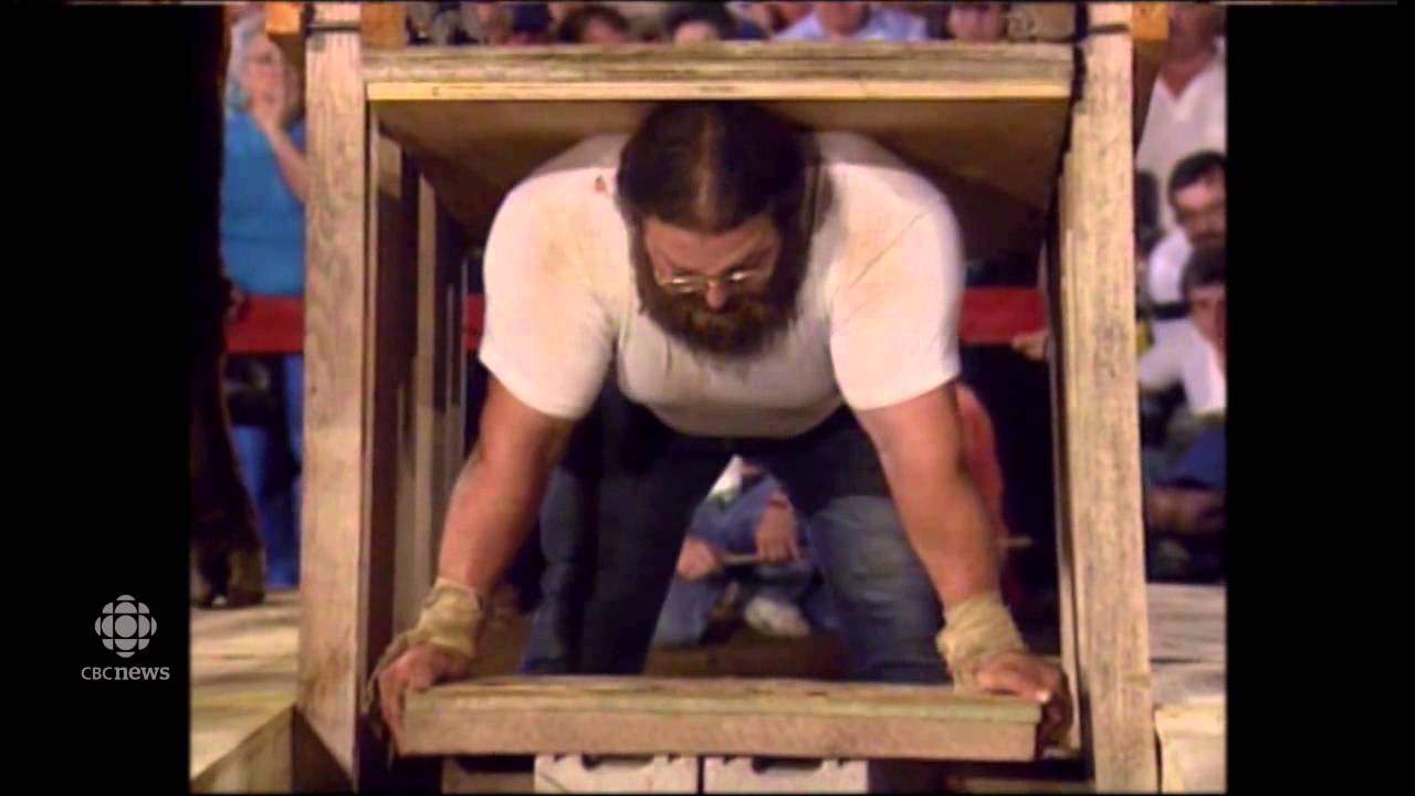 Canadian strongman's record hidden for 21 years - YouTube