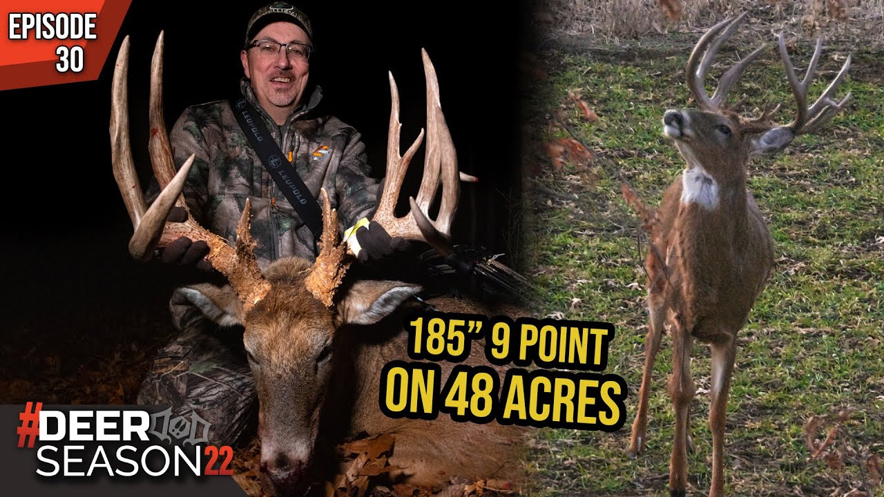 Mark Drury's 185" 9 Point On 48 Acres, Finding The Perfect Spot | Deer ...