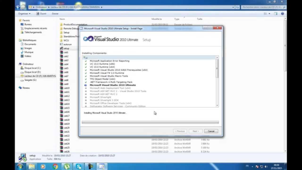 Installer Visual Studio 2010 - YouTube