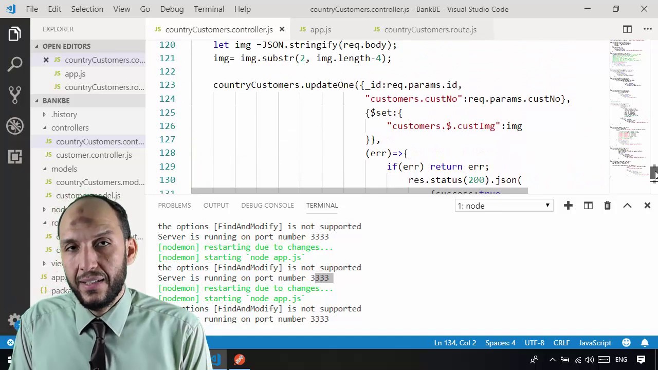 30 Nodejs Mvc Knockout Project Backend Controller Fun Add Customer 8037