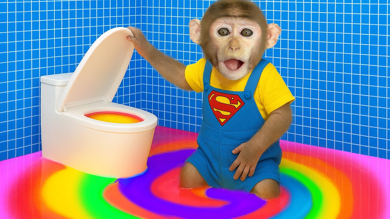 Monkey Zuzu A colorful adventure in the magical toilet world! - Monkey ...