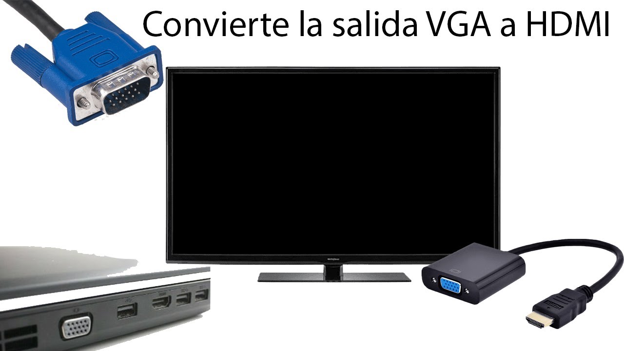 Como transmitir video de entrada VGA a HDMI - YouTube