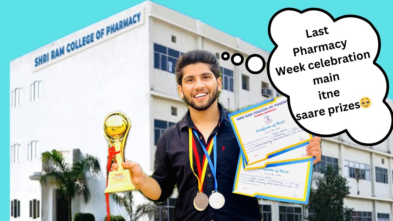 Ep-03 Won prizes at Pharmacy week celebration in college #youtube # ...