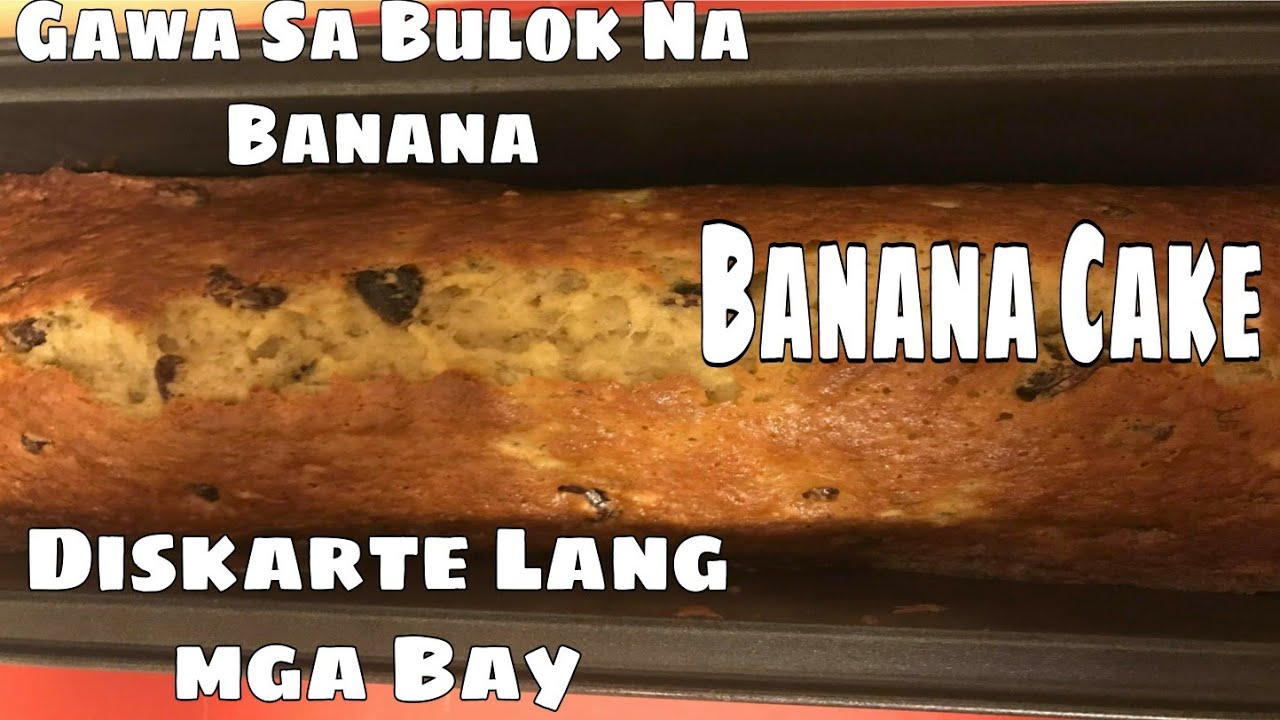 Bulok Na Banana ,Pweding Gawing Banana Cake / Pinay in Greece - YouTube