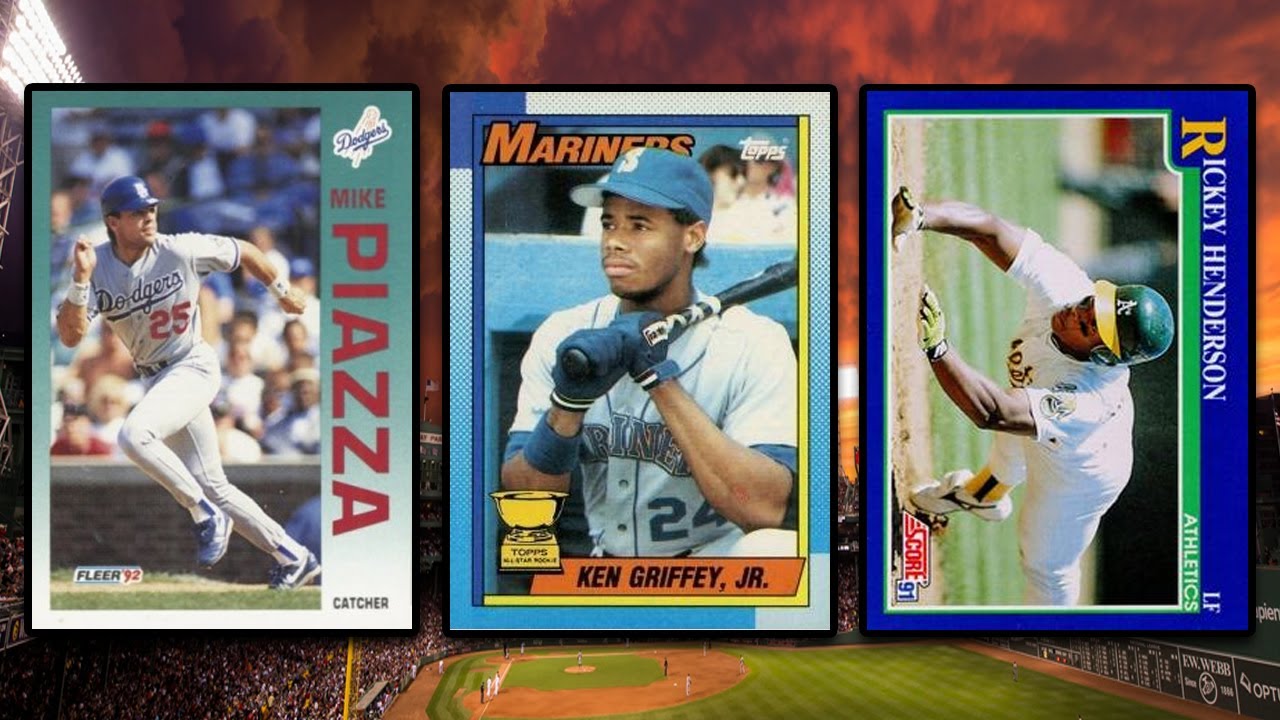 Top 50 Highest Selling 1990s Baseball Cards! - YouTube