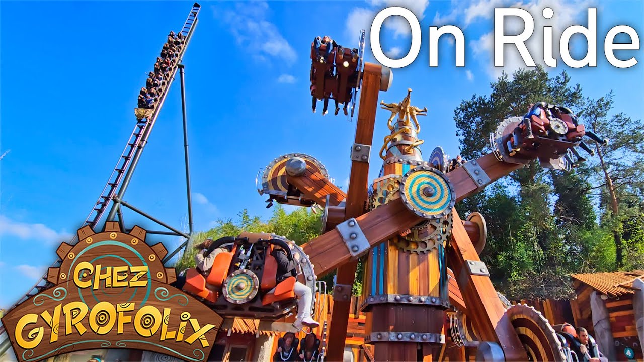 [4K-On Ride] Gyrofolix + Toutatis - Parc Astérix - YouTube