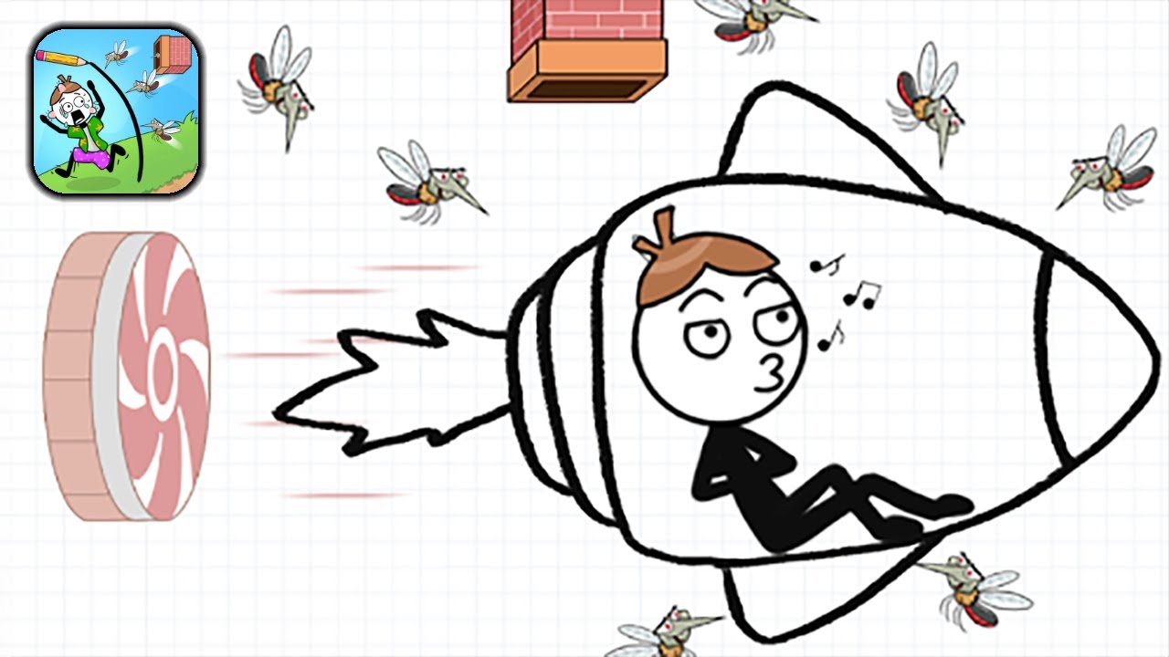 Save The Stickman - Draw to save stickman puzzle - Levels 21 - 45 ...
