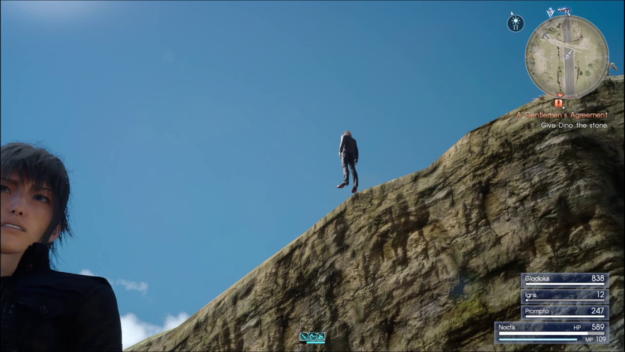 FFXV - Ignis Gets Ravaged by Giant Bird - YouTube