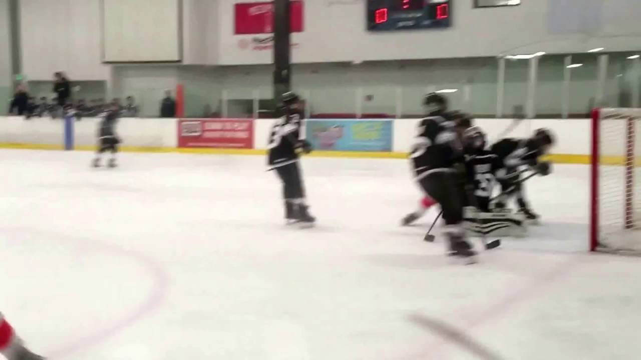 Jared Padilla #81 nice backhand goal against the Jr. Kings! OCHC - YouTube