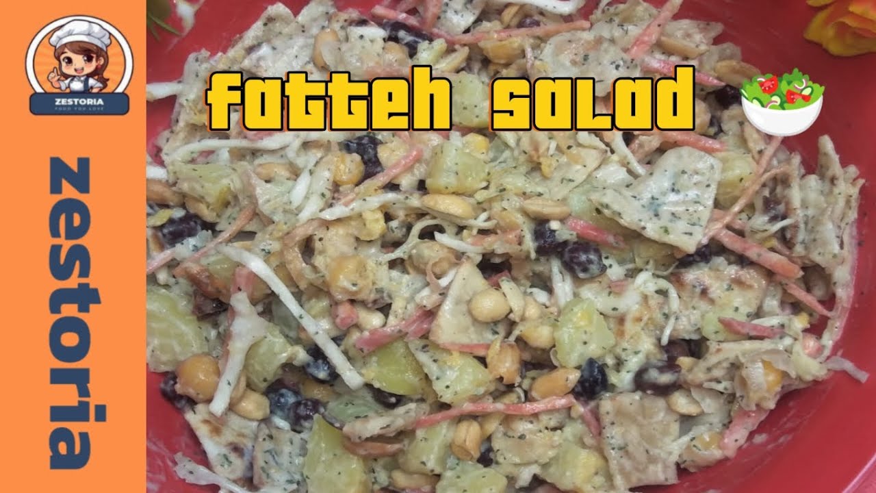 Authentic Fatteh Salad Recipe | Easy & Delicious Middle Eastern Dish ...