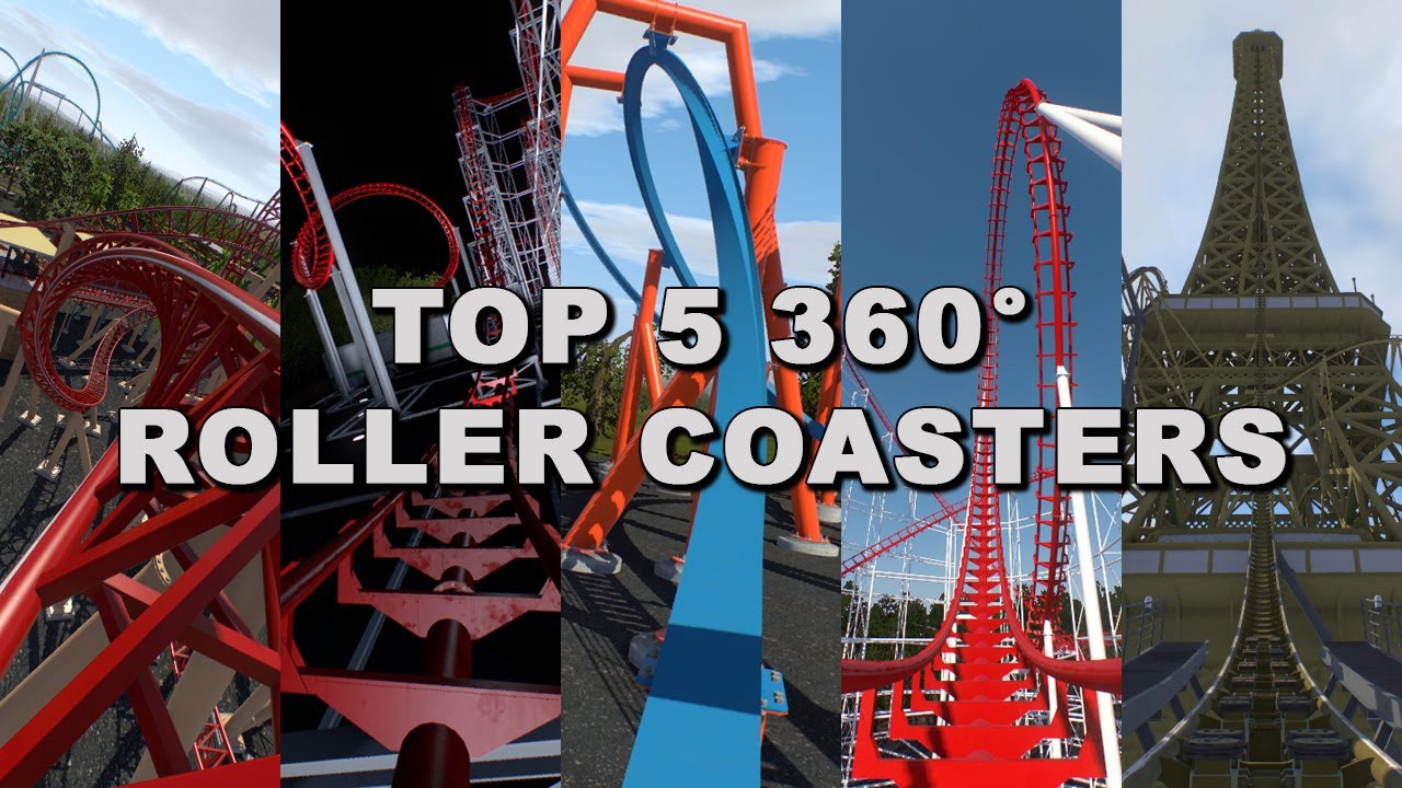 360 VIDEO | TOP 5 ROLLER COASTERS | VR | 4K | 60fps | 3D - YouTube