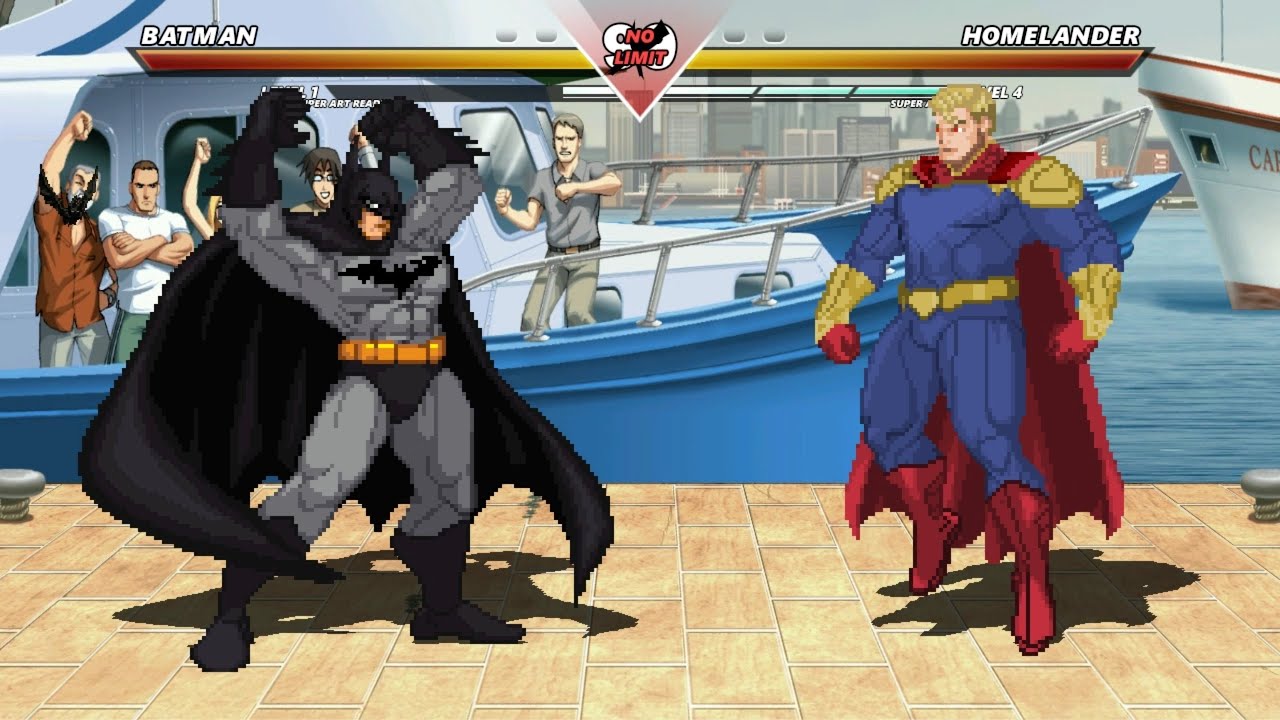 BATMAN vs HOMELANDER - Highest Level Awesome Fight! BEST GAMEPLAY - YouTube