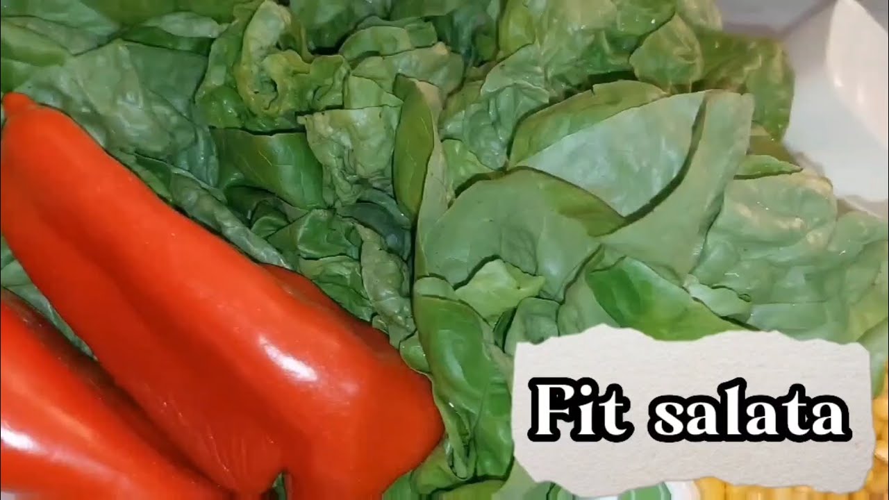 Fit salata za samo 5 minuta! - YouTube