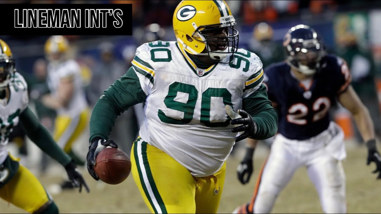Green Bay Packers Lineman Interceptions - YouTube