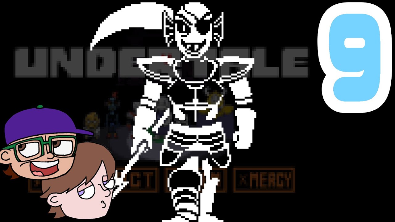 Undyne's Mighty Spear! | Undertale Blind Pacifist Gameplay | Part 9 ...