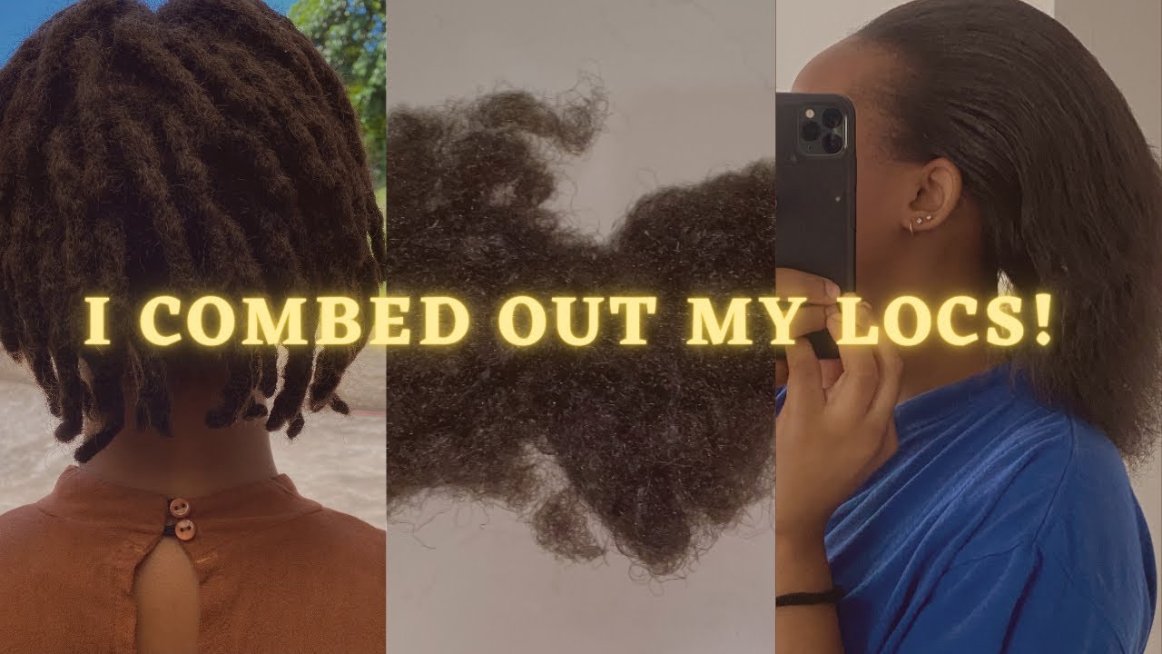 Combing out my locs after 1 month| How and why I did it. #sayoutuber ...