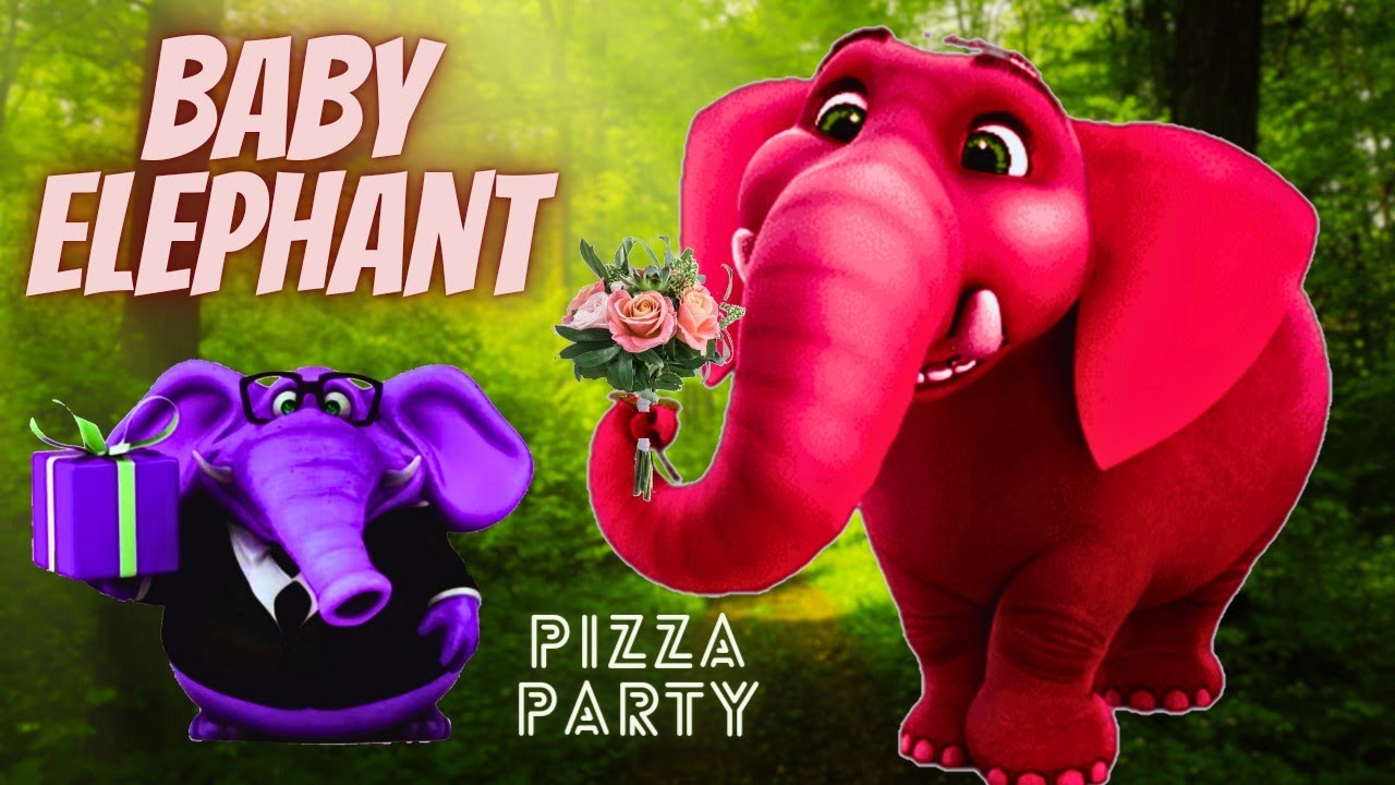 Ek Mota Hathi - Baby Elephant - एक मोटा हाथी | Nursery Rhymes for kids ...