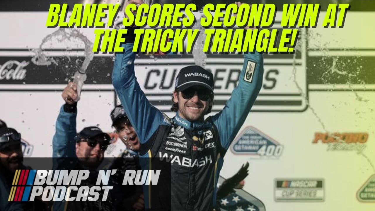 Bump N Run Podcast NASCAR at Pocono Blaney wins for second time, Lajoie ...