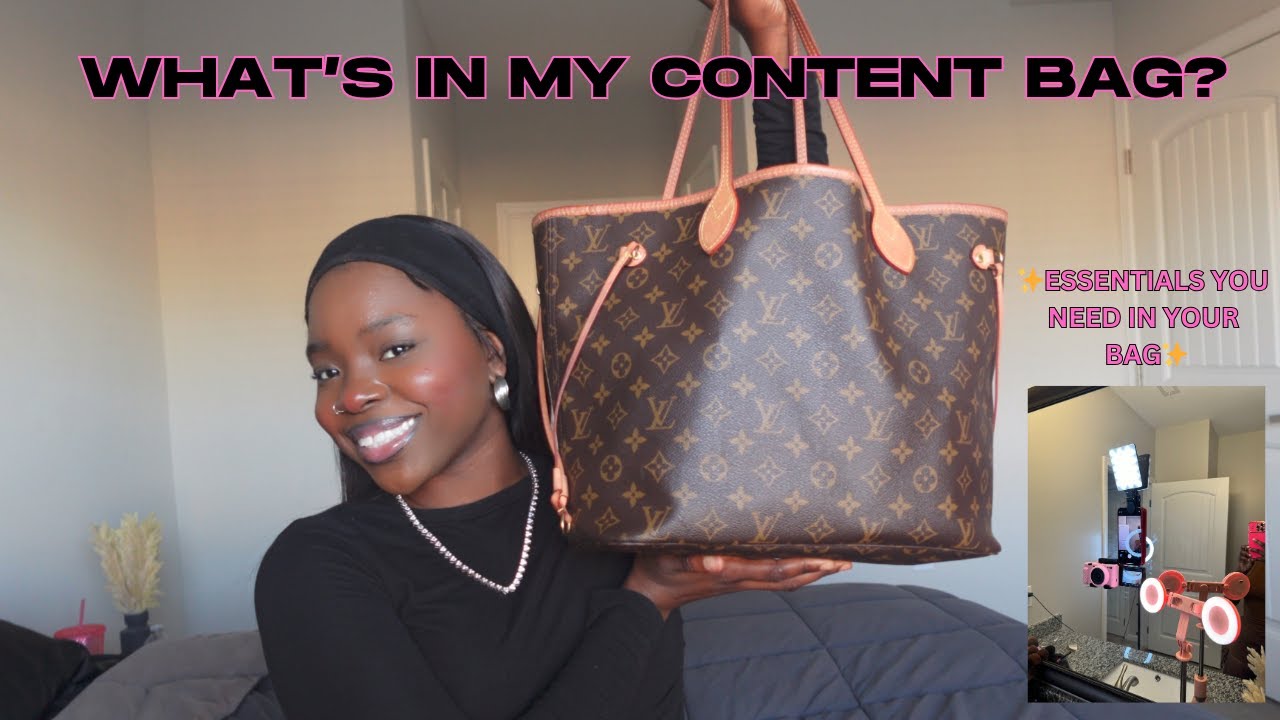 WHAT'S IN MY CONTENT BAG? 🎀 + ESSENTIALS ALL CONTENT CREATORS NEED 📸 ...