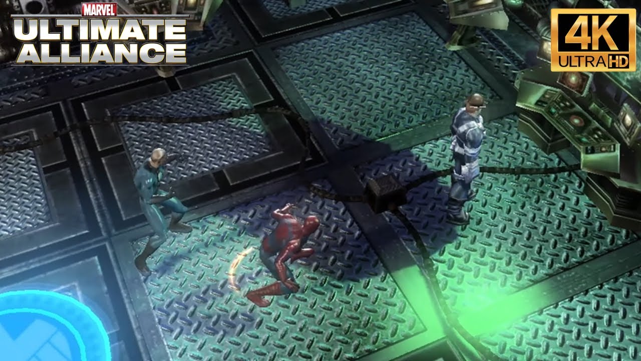 Spider-Man And The Human Torch Slows Down The Omega Base - Marvel ...