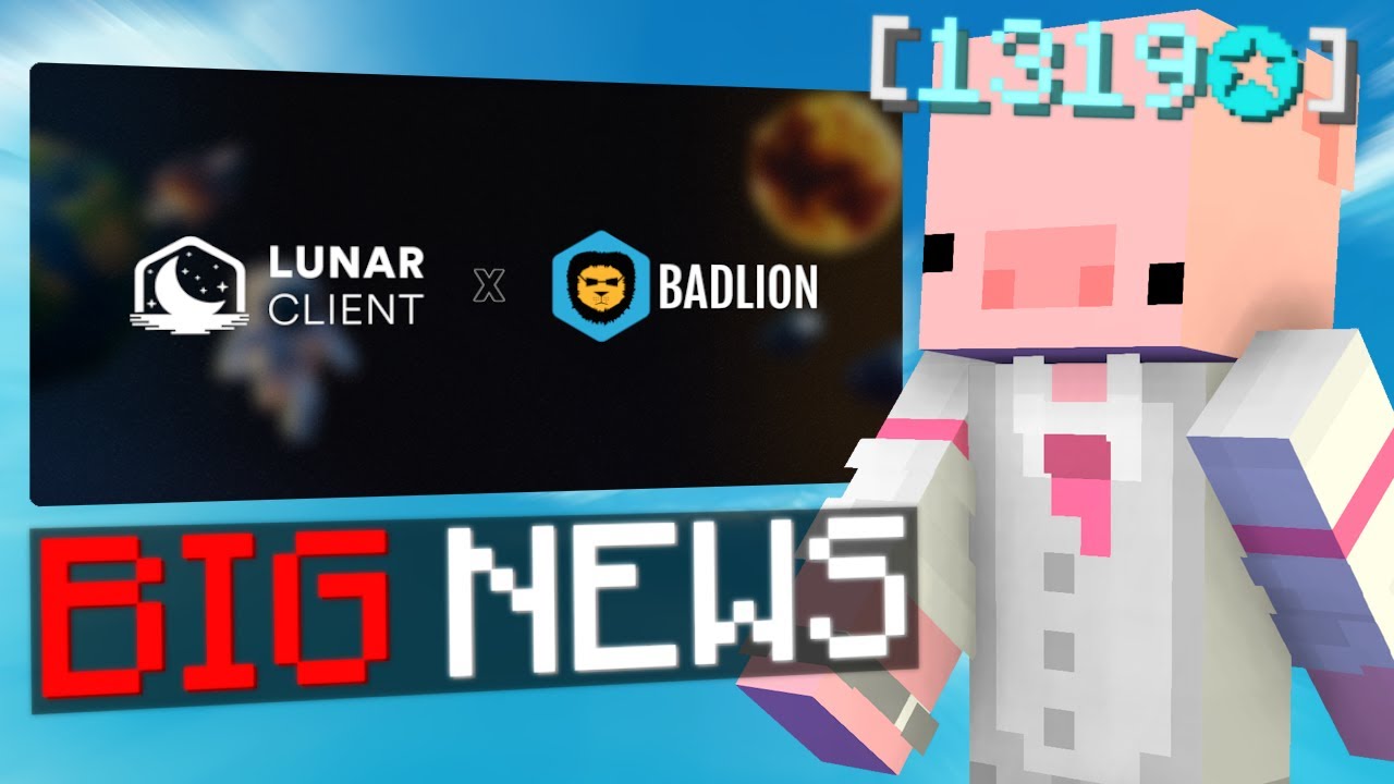 Lunar Client ACQUIRED Badlion Client? (Hypixel Bedwars) - YouTube