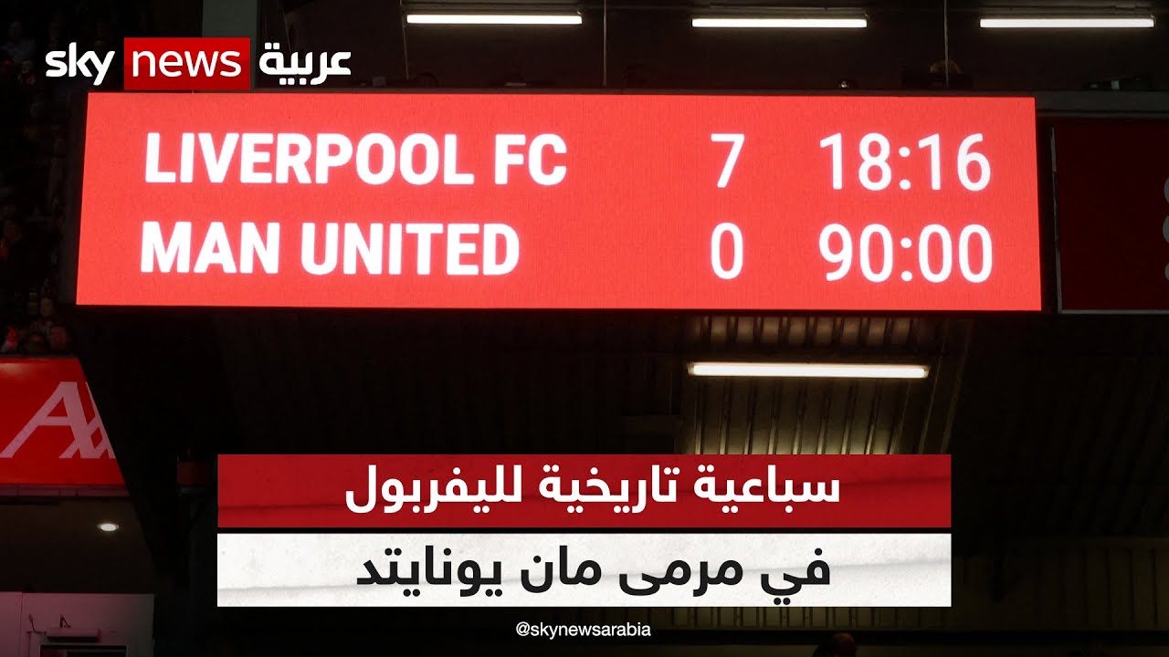 ليفربول يحقق انتصارا تاريخيا ويهزم مانشستر يونايتد 7 0 وصلاح يتألق