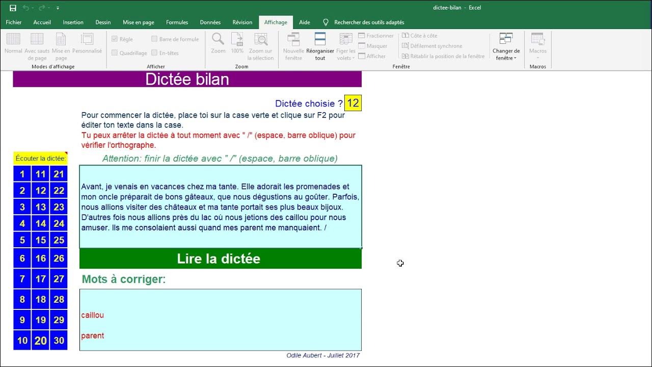 Dictées cycle3 - YouTube