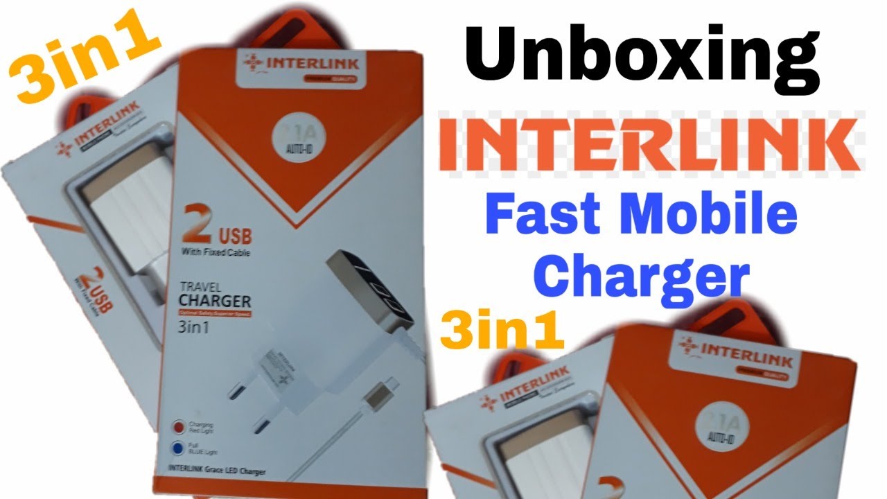 Interlink Fast Charger Grace LED 3in1 _ Best Interlink fast mobile ...