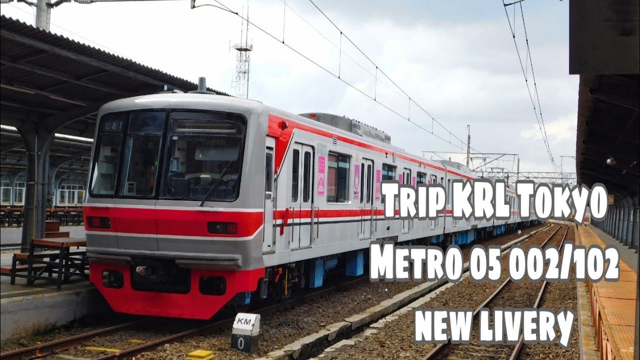 Naik KRL Tokyo Metro 05 002/102 new livery [ 07/06/2022 ] - YouTube