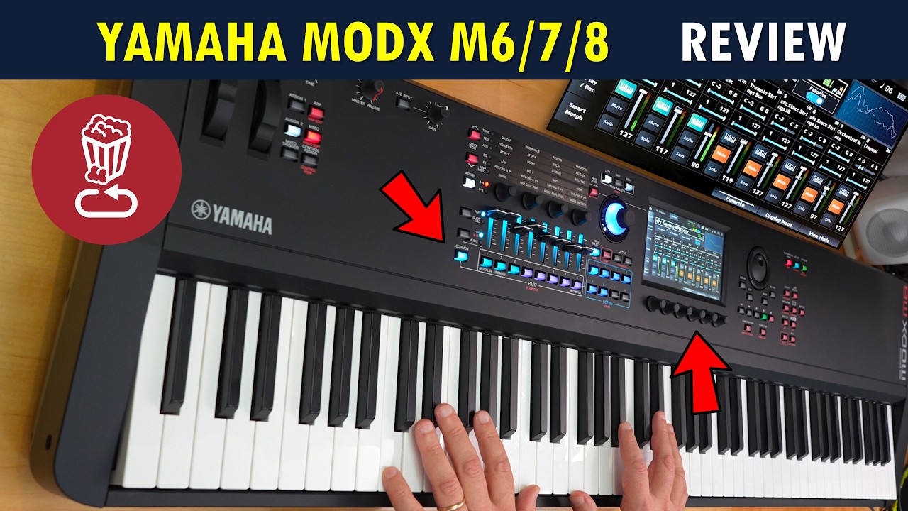 The 2025 Yamaha MODX M vs MODX+: vs Montage M // Review & Tutorial for the MODX M6/M7/M8 - YouTube