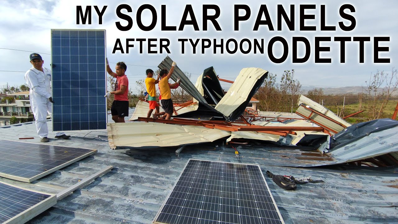 Solar Panel Recovery After Super Typhoon Odette (Part 2) - YouTube