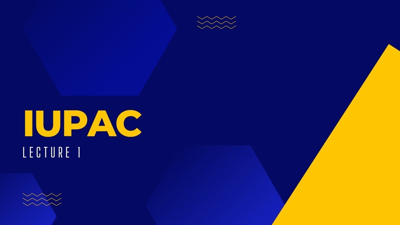 Iupac Nomenclature Basic Understanding Lecture 1 Lifechem Youtube 5903